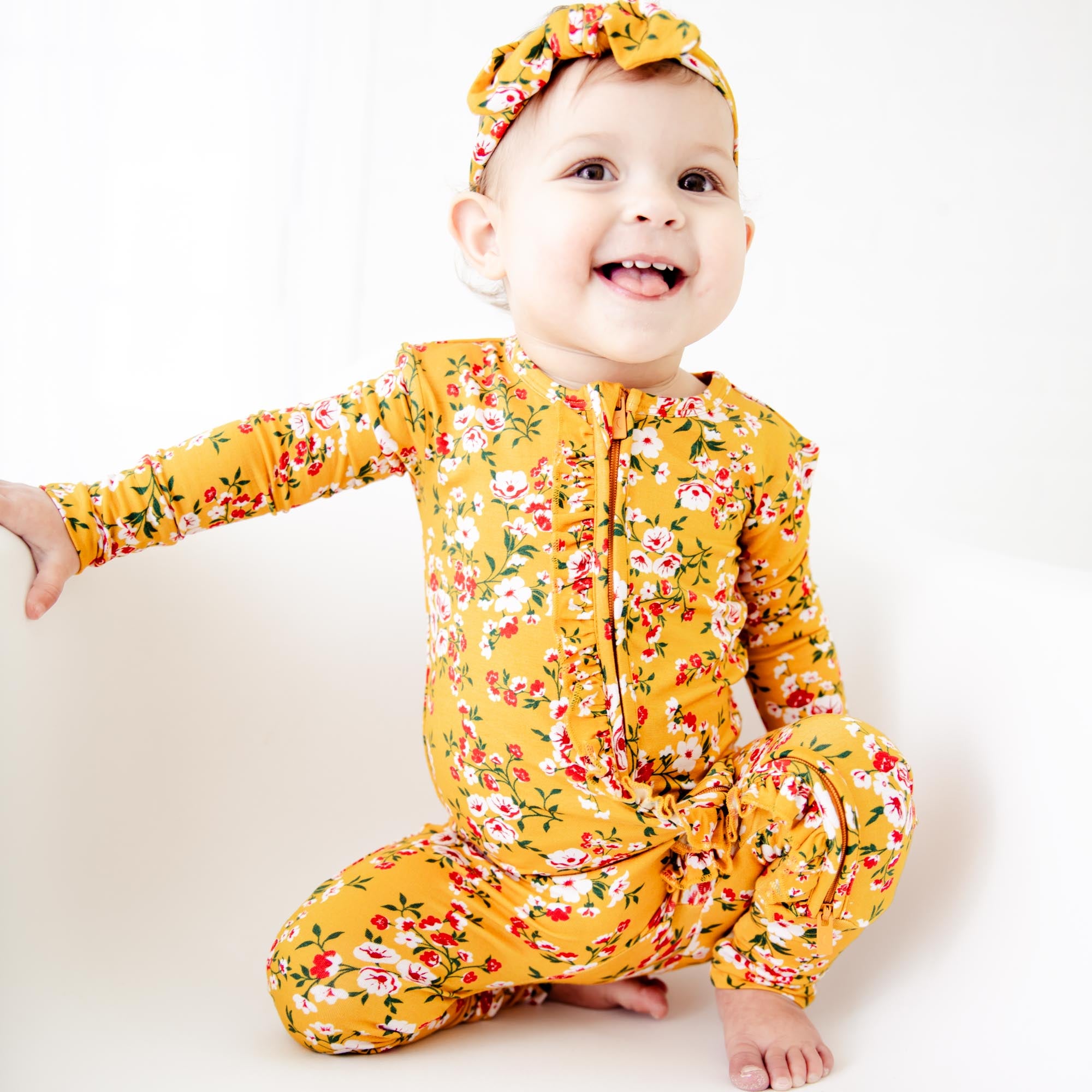 Golden Hour Kids Bamboo Footie Pajamas | Dreamiere