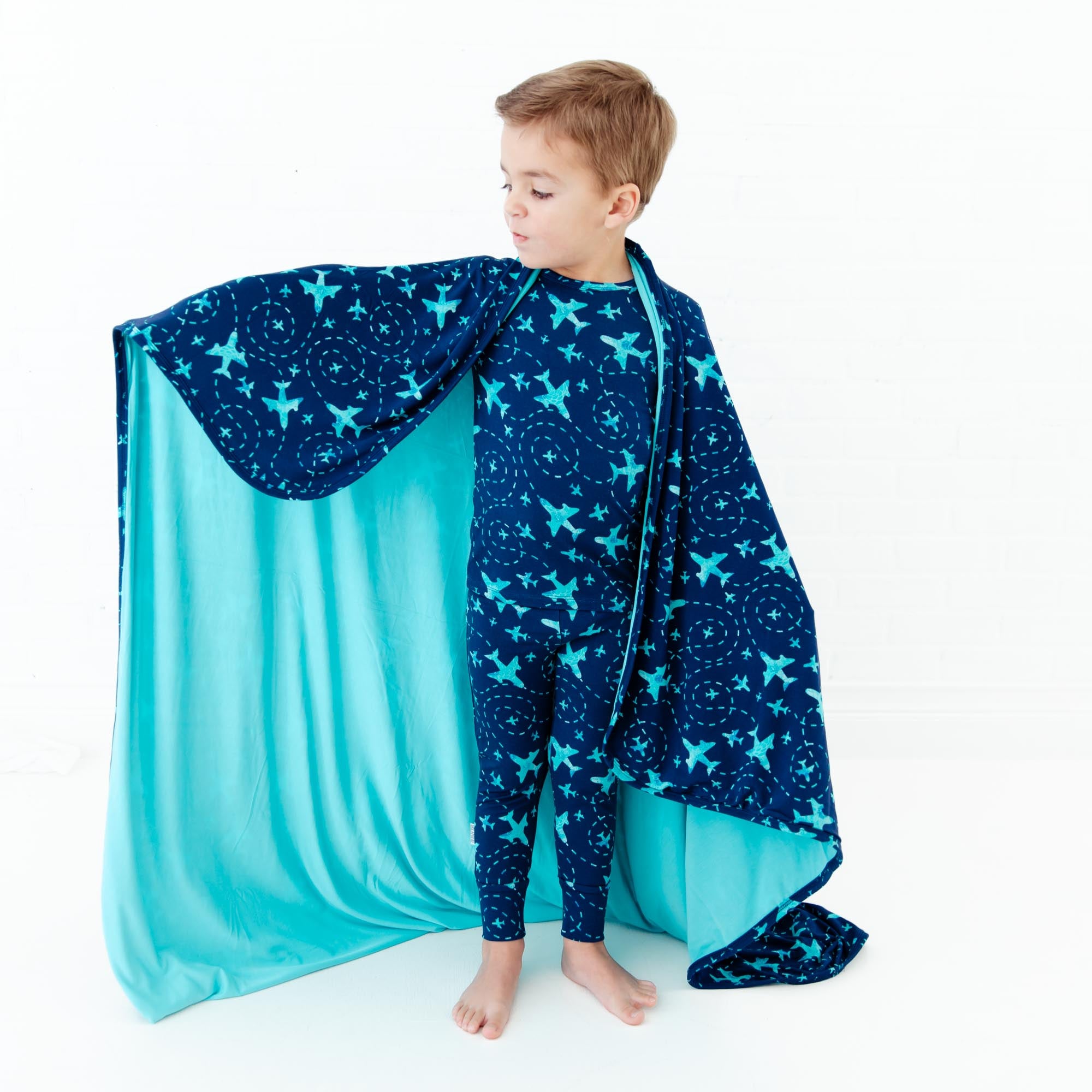 Airplane Mode Bamboo Baby Pajama Sets for kids – Dreamiere