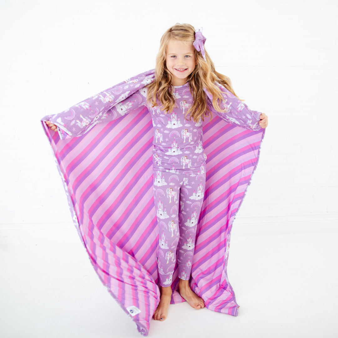Purple Castles Bamboo Baby Pajama Sets for Kids – Dreamiere