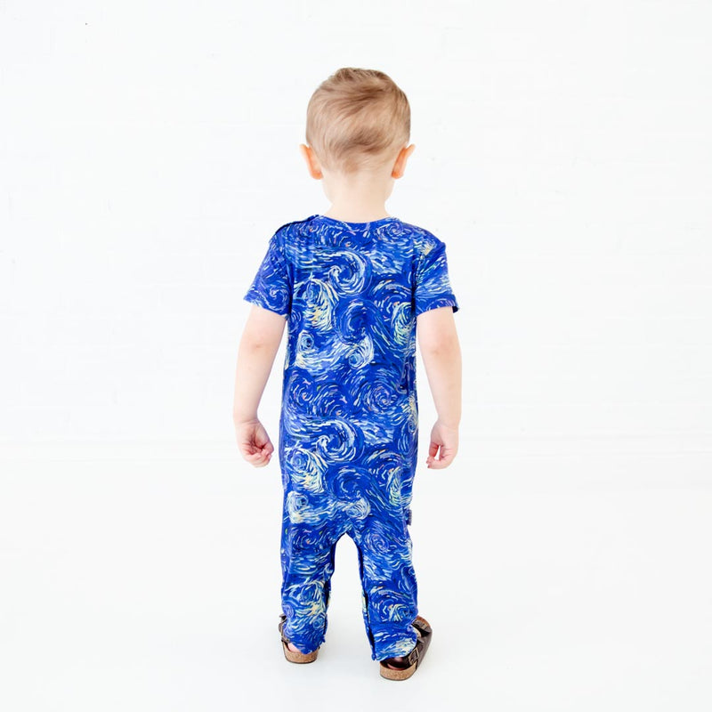 Van Gogh Short Sleeve Romper | Dreamiere
