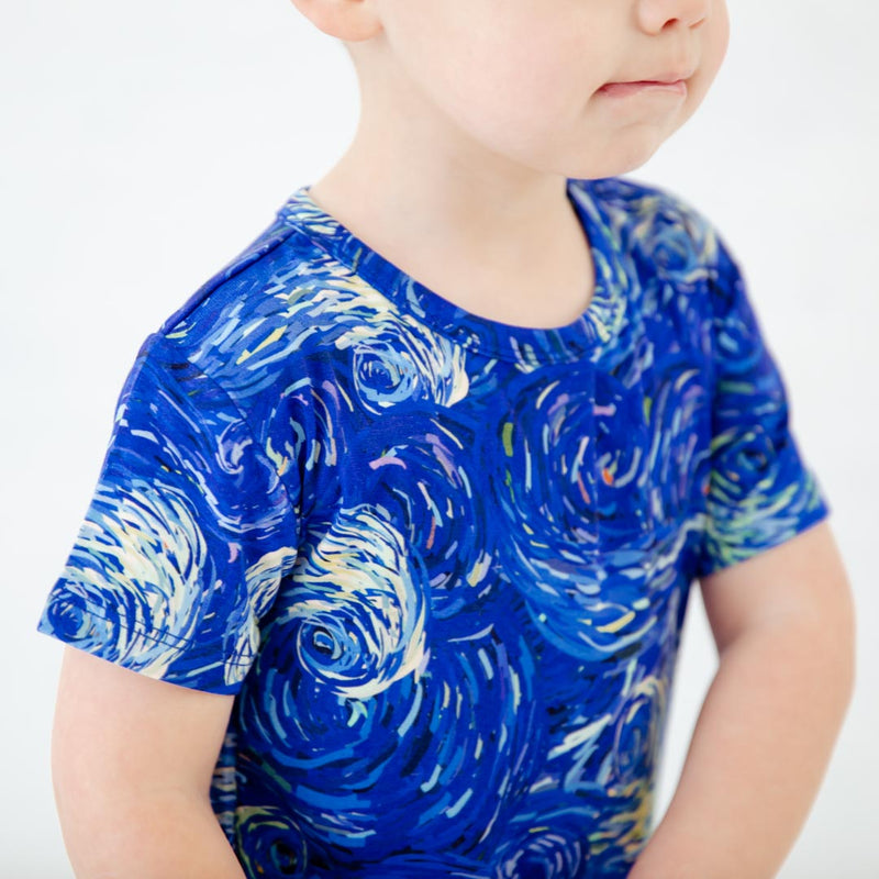 Van Gogh Short Sleeve Romper | Dreamiere