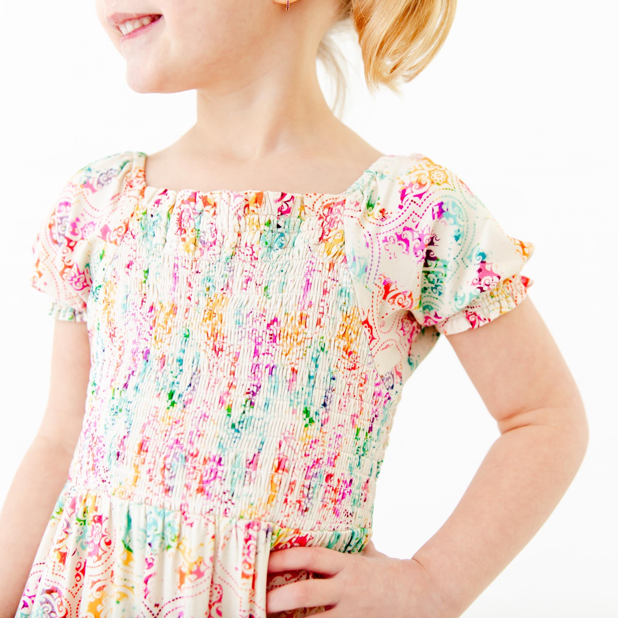 Tiny Artisan Smocked Dress | Dreamiere
