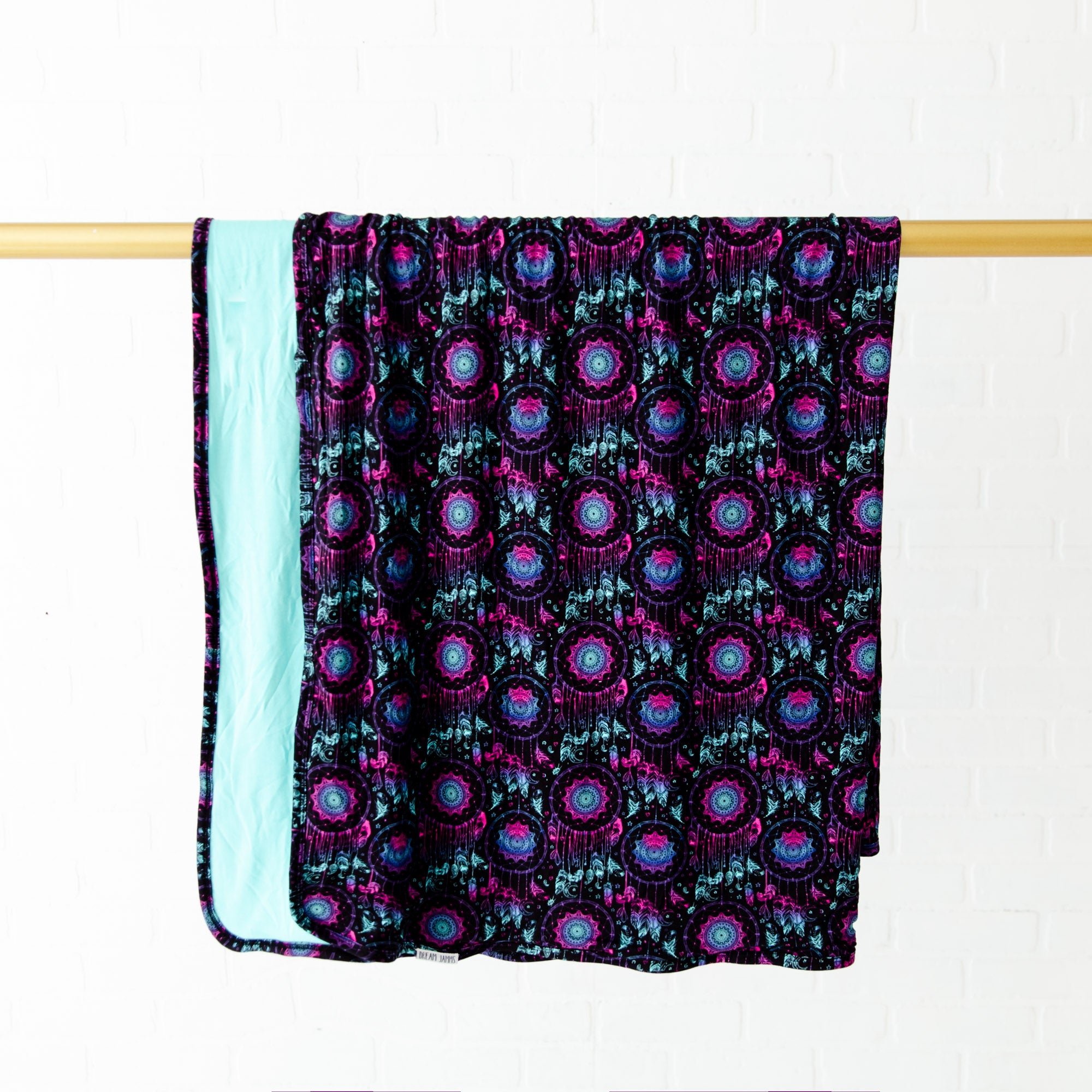 Dream In Color Bamboo Reversible Baby Blanket | Dreamiere