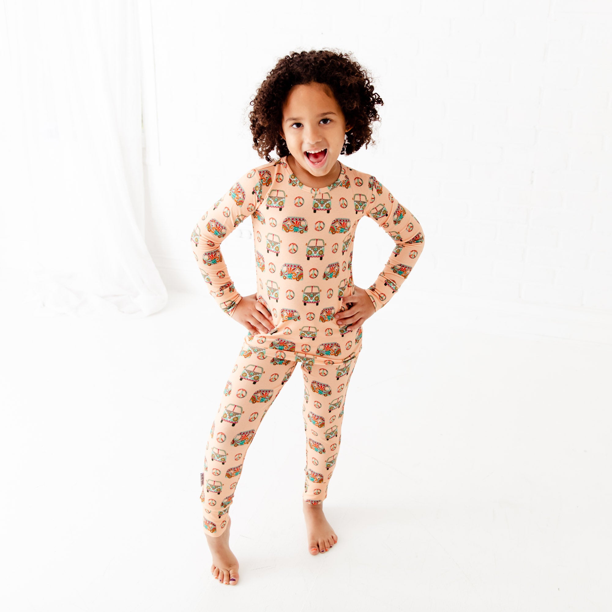 Hippie Camper Bamboo baby Pajamas – Dreamiere